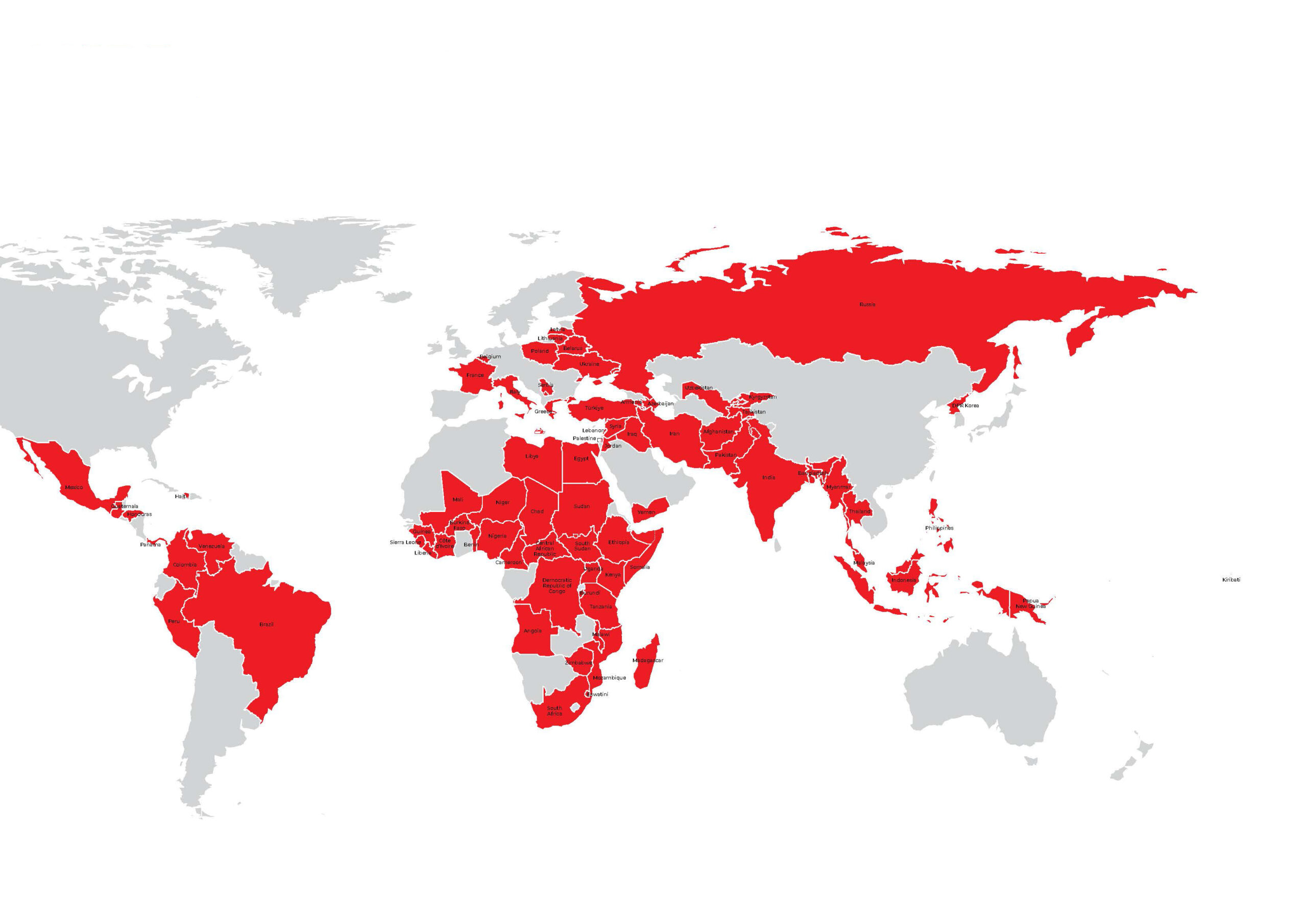 MSF programs around the world - Impact Report